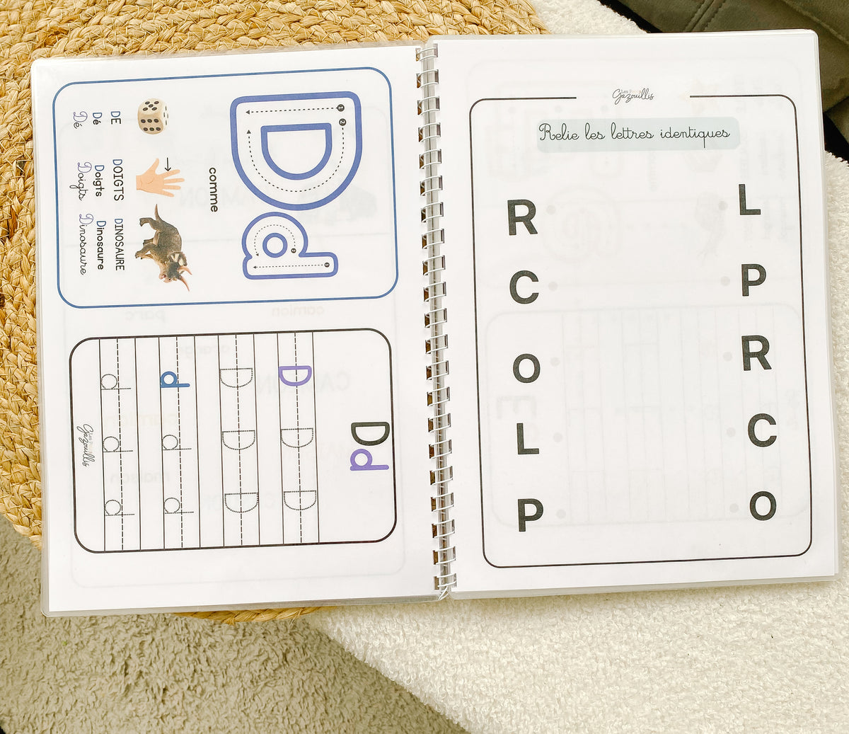 Livret d'activité thème l'alphabet – Les petits gazouillis